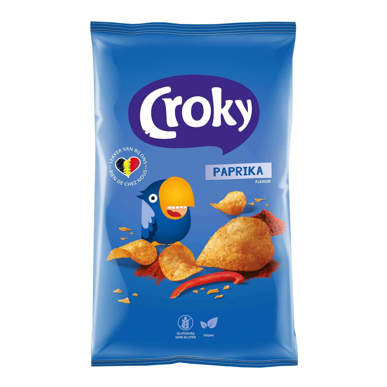 Amazon.com: Croky Chips | Paprika Flavour | Croky Crisps | Croky | 7 ...