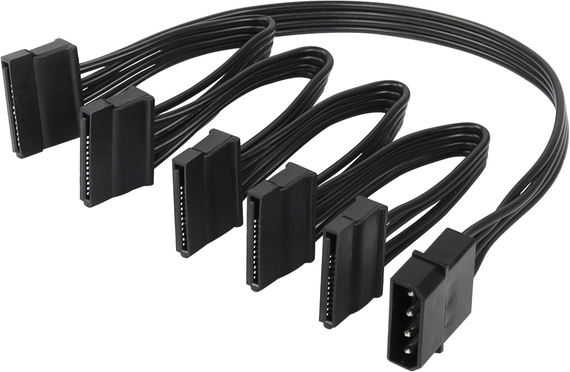 Amazon.com: COMeap 15 Pin SATA Power Extension Hard Drive Cable 1 Male ...