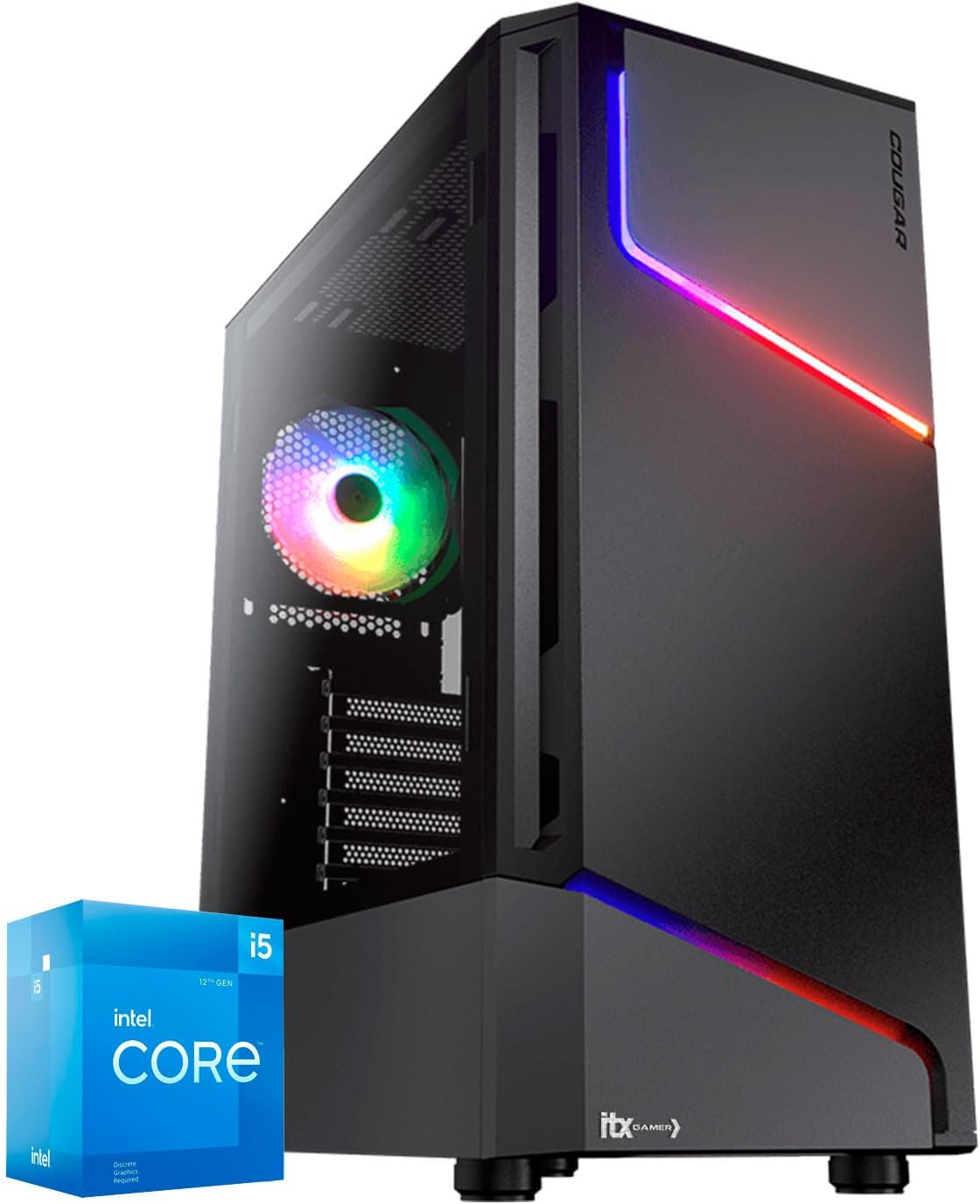 PC Gamer OnGaming® Core i5 12400F, NVídia GeForce™ RTX 4060, 16GB Ram ...