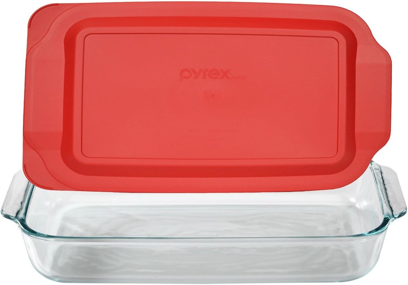 Amazon.com: Pyrex Basics 3-Pack Glass Baking Dish Set (2QT, 3QT, 4.8QT ...