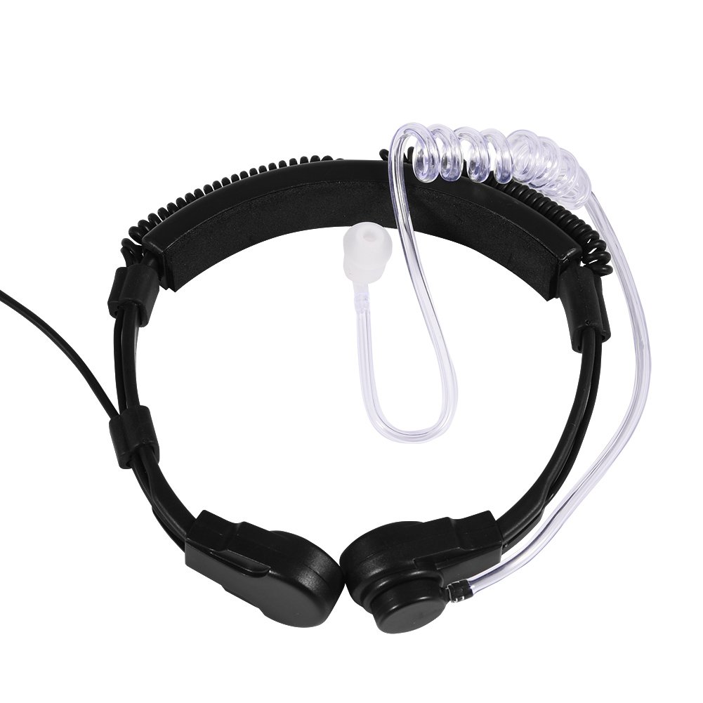 Amazon.com: PUSOKEI Professional Throat Headset, Walkie Talkie Acoutic ...