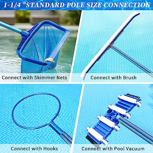 Snapklik.com : Pool Pole - Telescopic Pool Pole 4 To 12 Feet ...