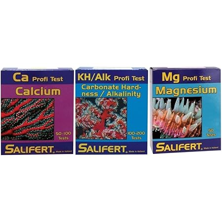 Amazon.com : Red Sea Reef Foundation Test Kit - Calcium, Alkalinity ...