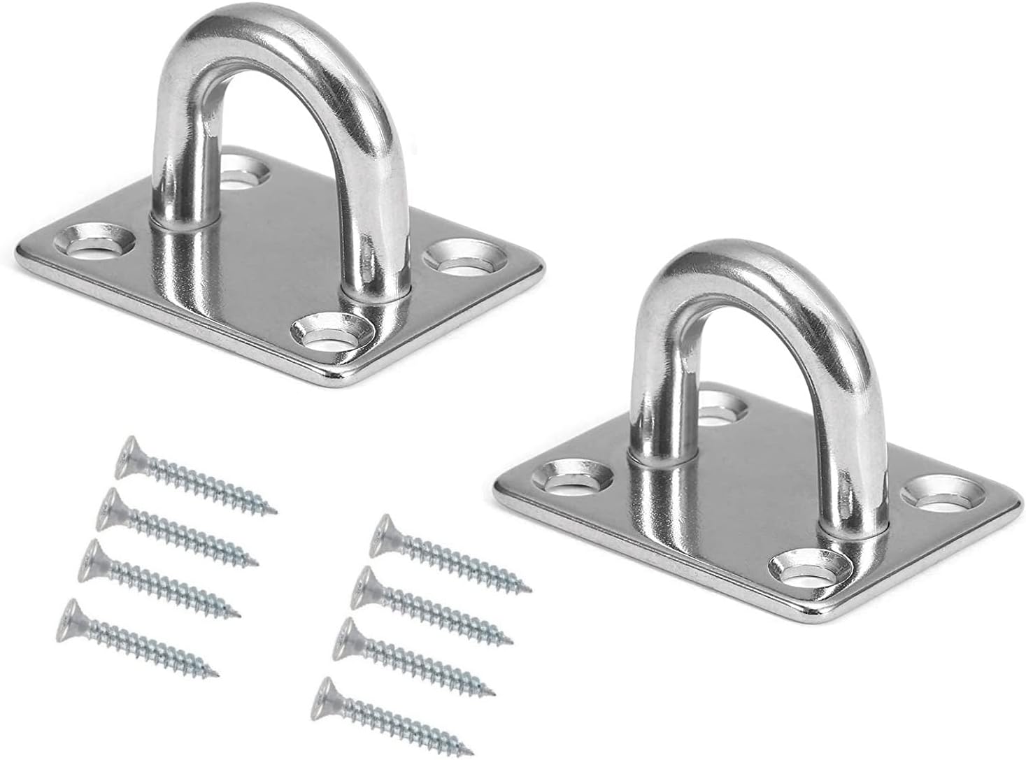 TERF® Heavy Duty Security Ring on Plate Hooks 50mm Pad Eye Plate with ...