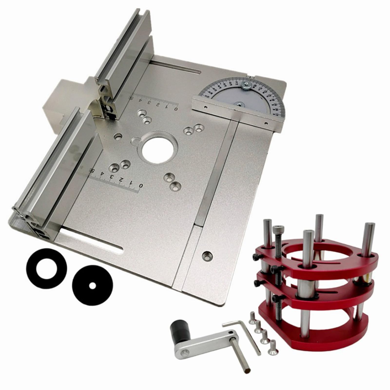 Amazon.com: SHENJIA Router Lift, Aluminium Router Table for Wood ...