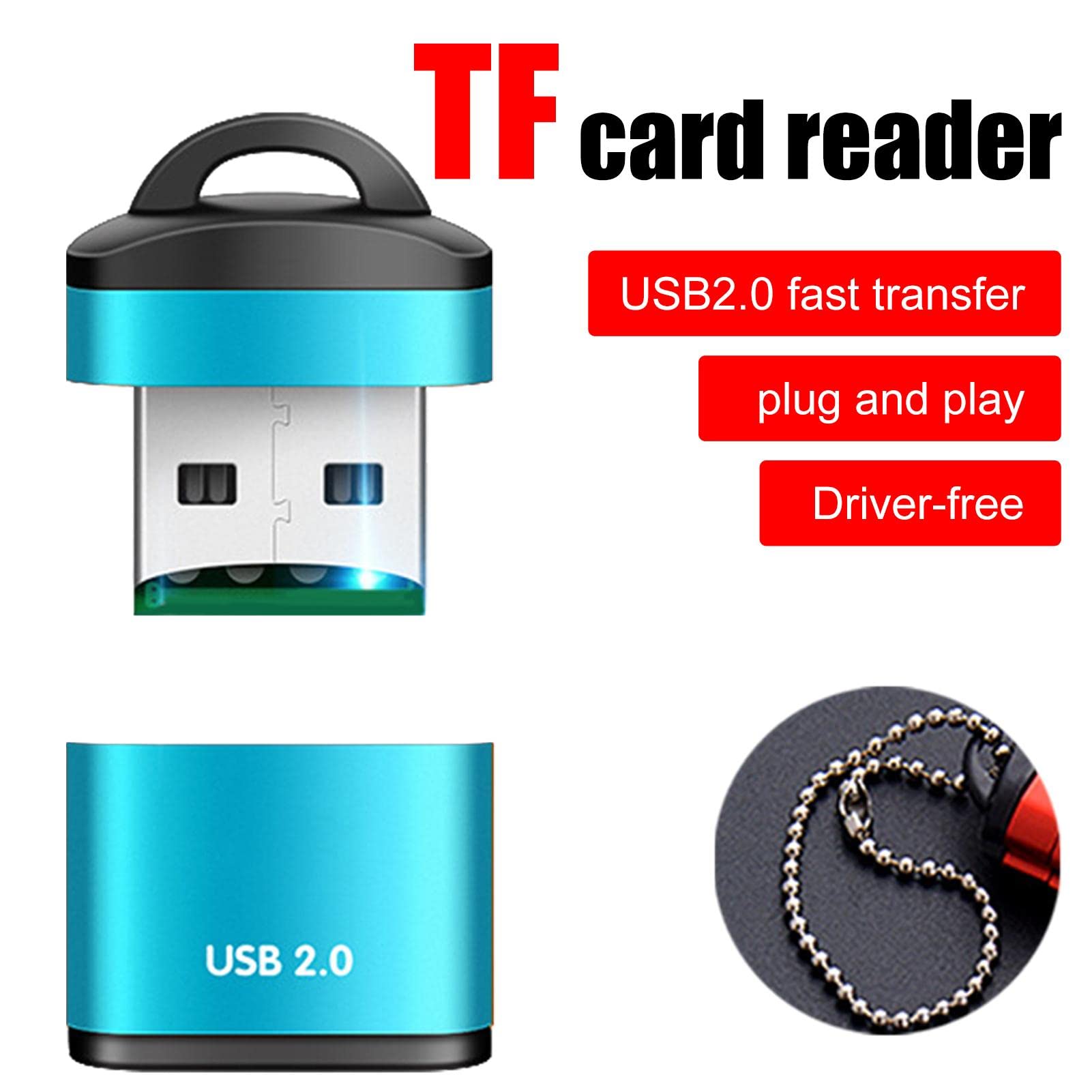 Lettore USB 2.0 Portatile Lettore Di Schede USB SD/TF Msxu - USB 2.0 ...