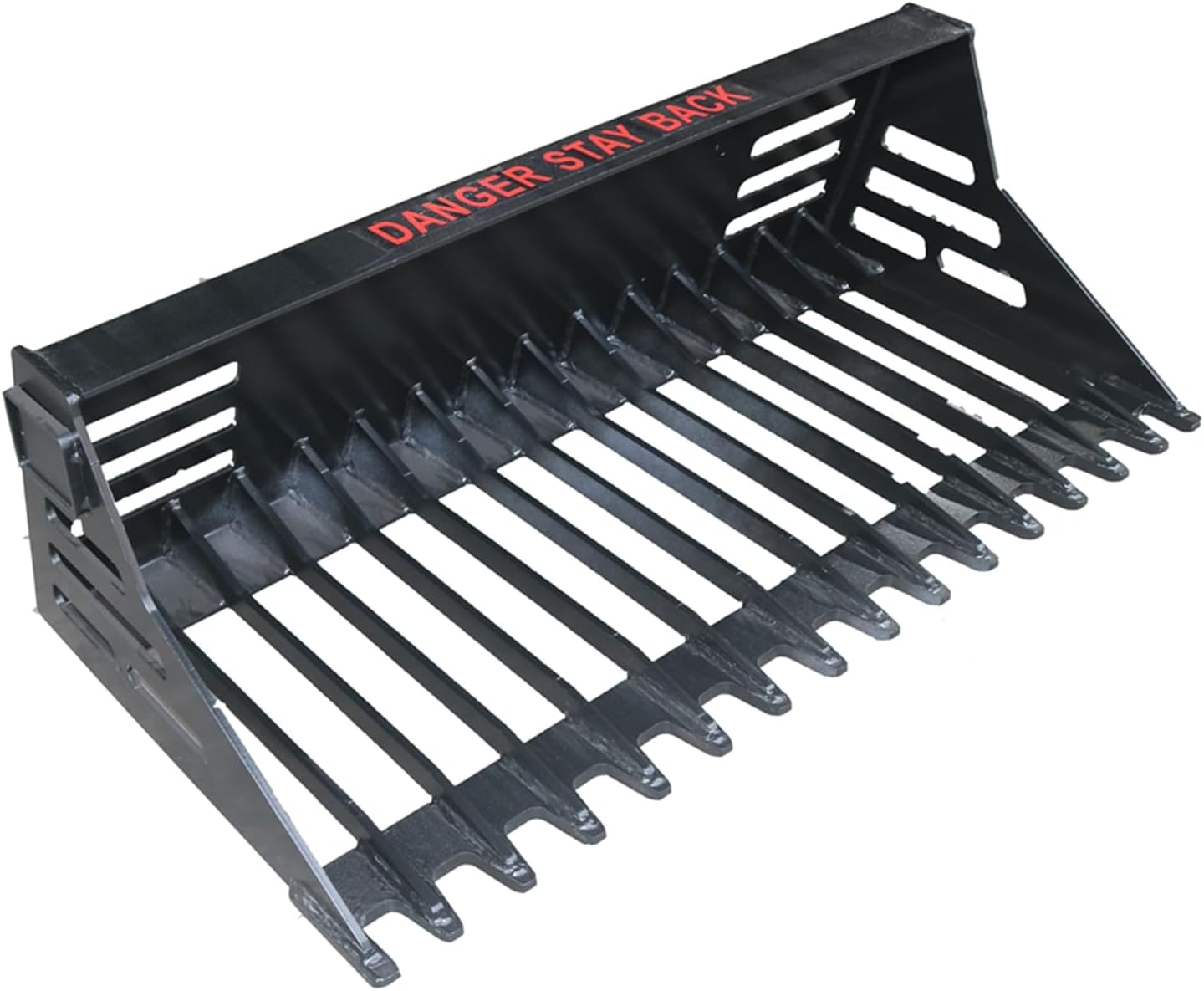 Amazon.com: Small Skid Steer Track Loader Rock Bucket, Fit Small Skid ...