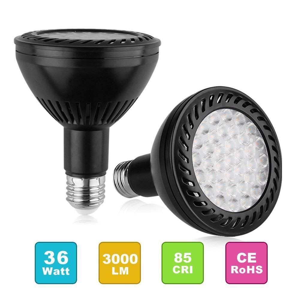 Buy PAR30 LED Spot Light Bulbs,Long Neck E26 Base Led Outdoor Bulb,36W ...