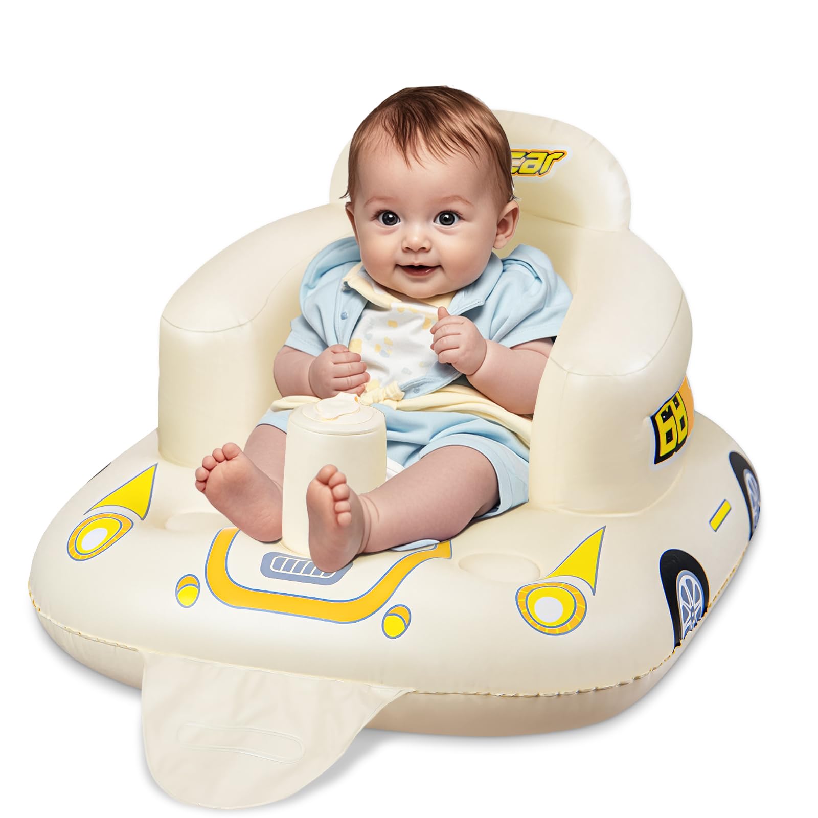 Amazon.com : JOSEN Inflatable Baby Seat for Babies 3 Months & Up, Baby ...