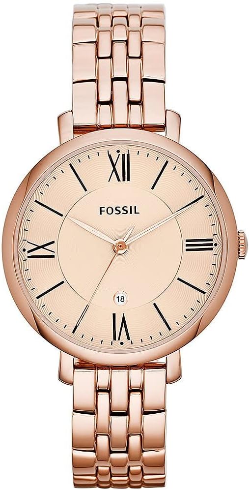 Fossil Analog Rose Gold Dial Women's Watch-ES3435 : Fossil: Amazon.in ...