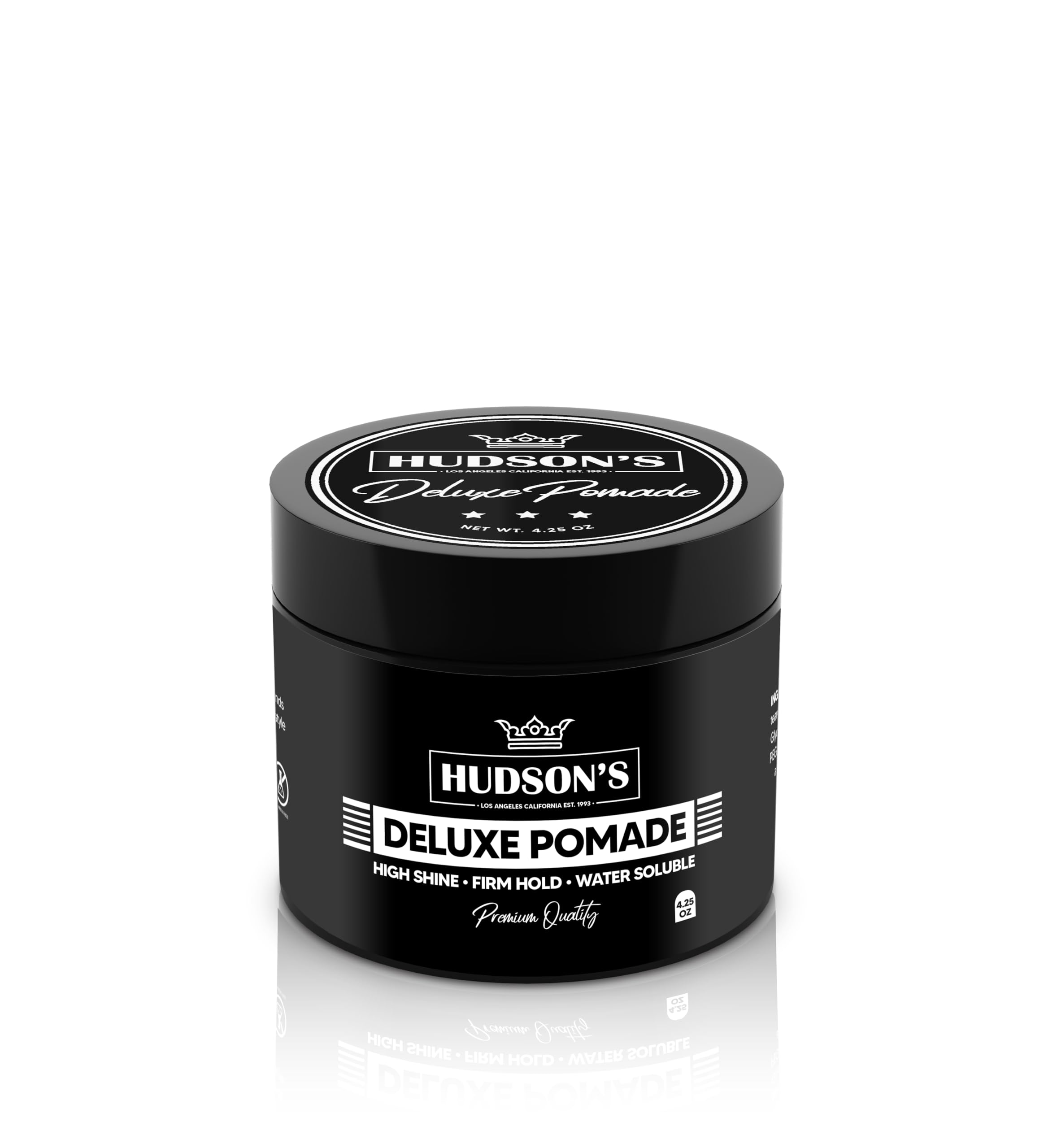 Amazon.com: HUDSON'S Deluxe Pomade - Firm Hold Pomade for Men – Style ...