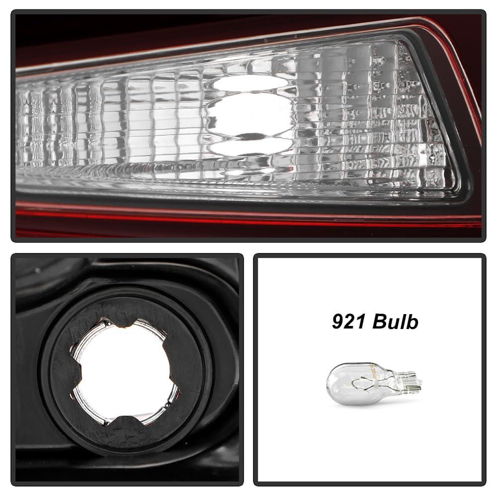 Snapklik.com : For 2024-2025 Chevy Trax Factory Style Red Clear LED ...