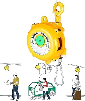 Retractable Spring Balancer, 1.5m Tool Holder, Self-Locking Ratchet ...