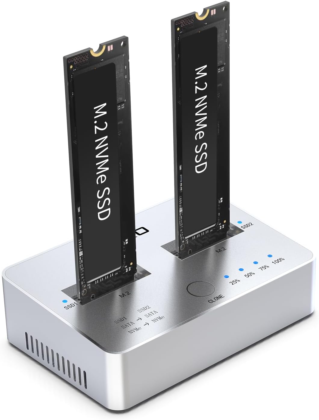 Amazon.com: AOKO M.2 SSD Cloner - Dual-Bay 20Gbps NVMe Clone Docking ...