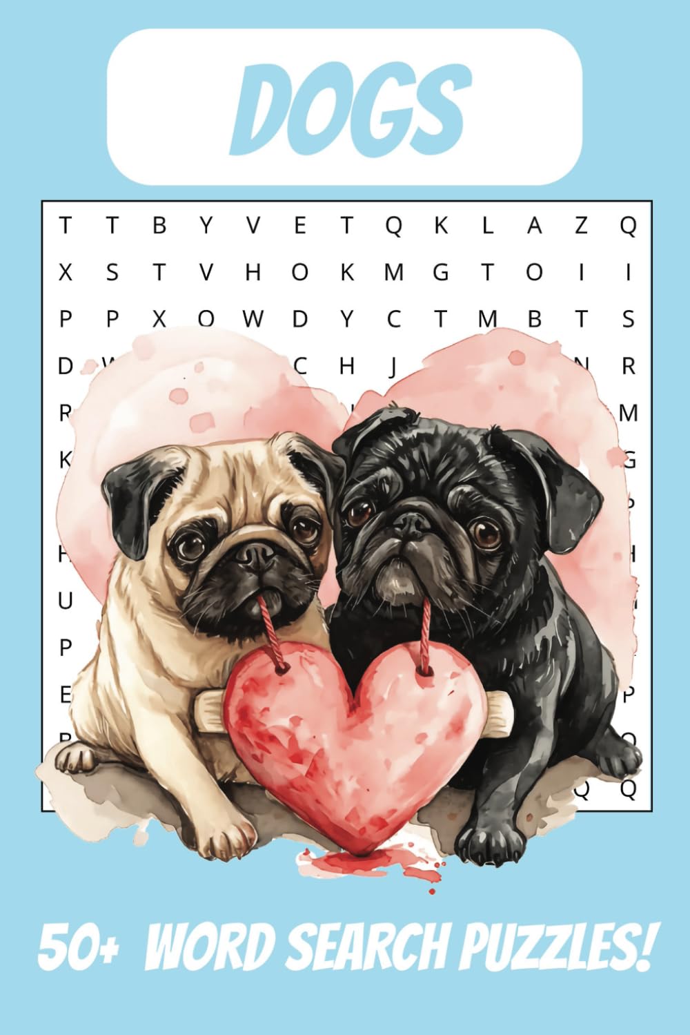 Dogs Word Search Puzzle Book: Word Searches with Easy to Read Print ...