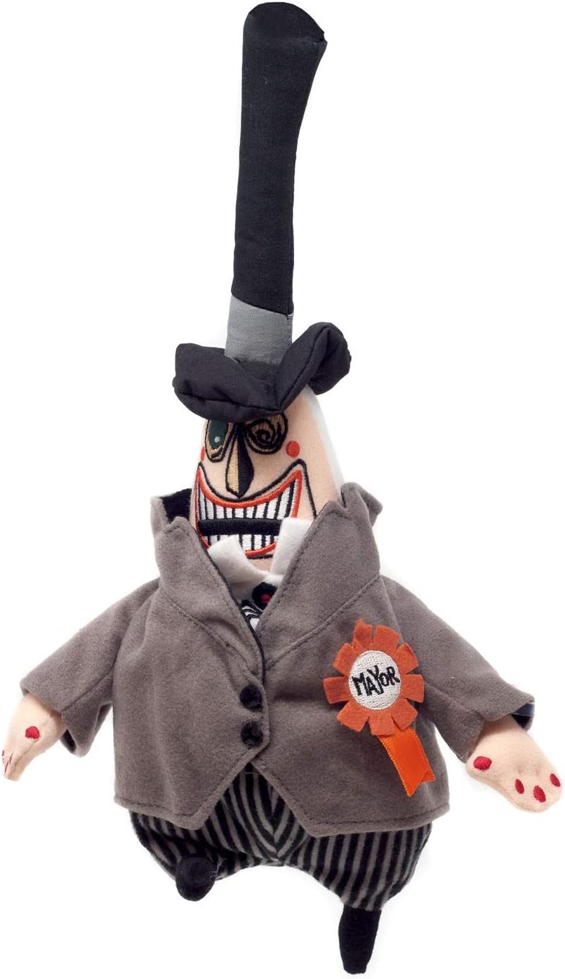 Amazon.com: Nightmare Before Christmas Mayor (Has 2 Faces) Bean Bag ...