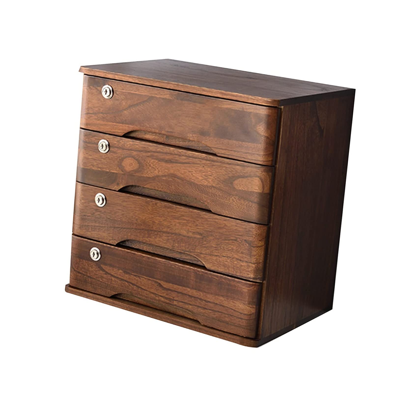 Amazon.com: Desktop Storage Box With Drawers - Desktop File Cabinet ...