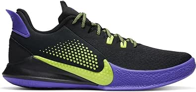 Amazon.com | Nike Men's Kobe Mamba Fury Basketball Shoes CK2087 (White Black/Lemon Venom ...