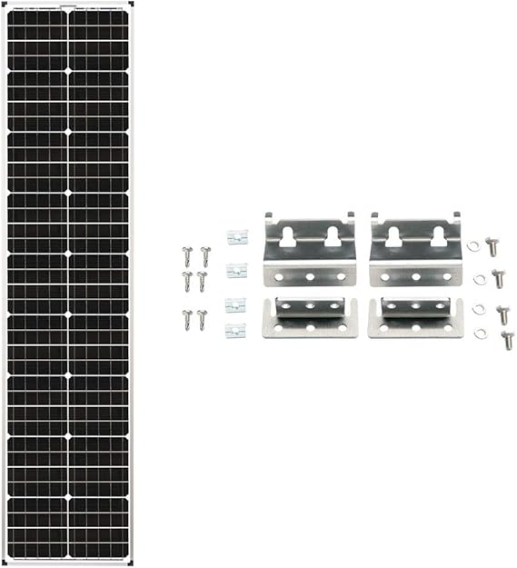 Amazon.com: Zamp Solar Legacy Series 90-Watt “Long” Roof Mount Solar ...