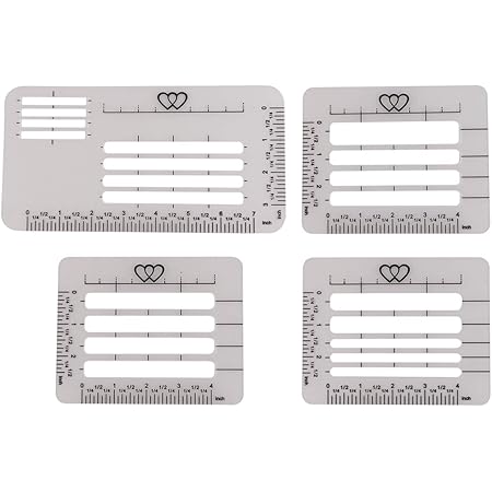 Amazon.com : Onwon 4 Style Envelope Addressing Guide Address Stencil ...