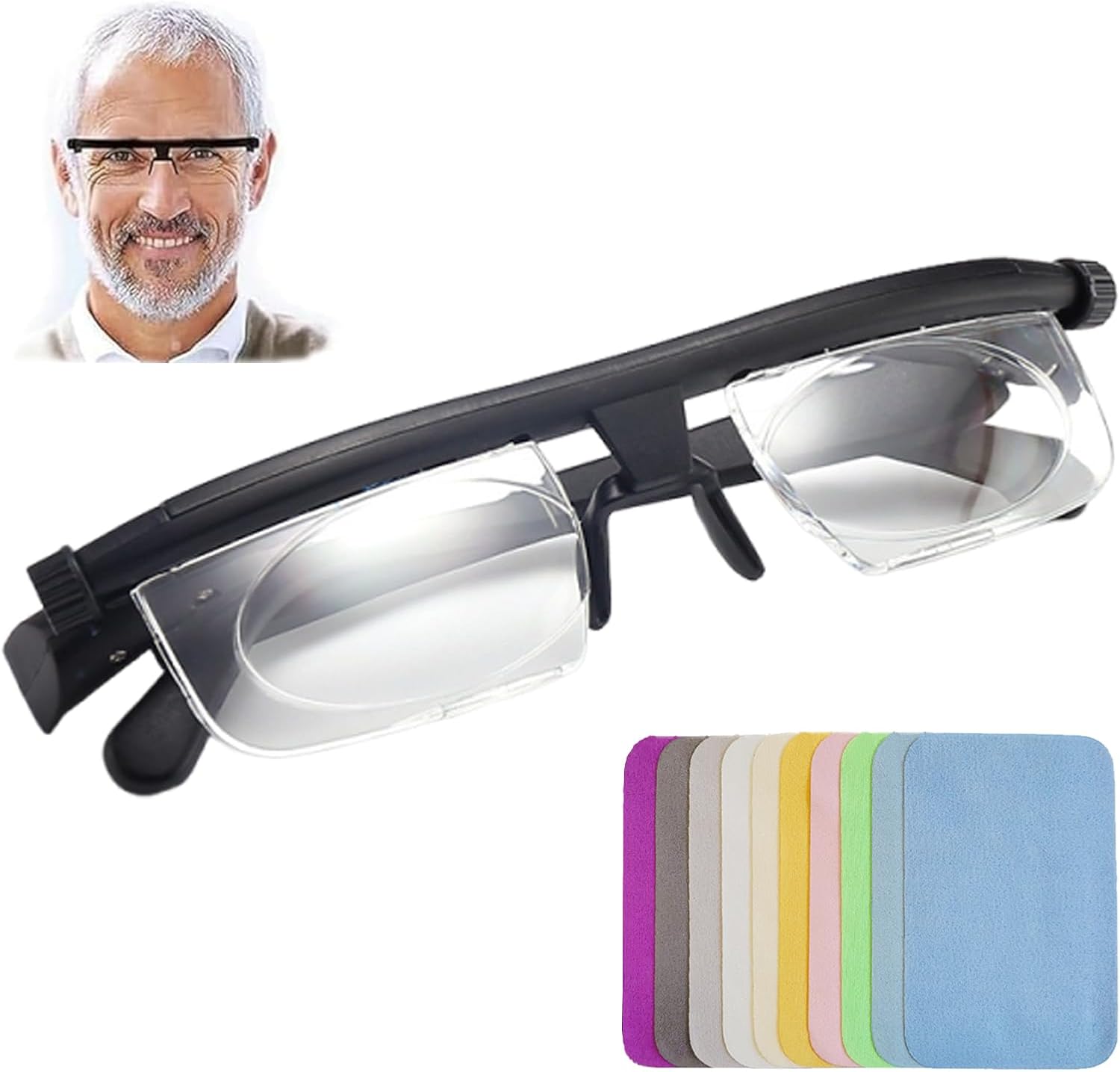 WORUIB Distance Glasses, Adjustable Glasses, Long Distance Glasses 1 ...