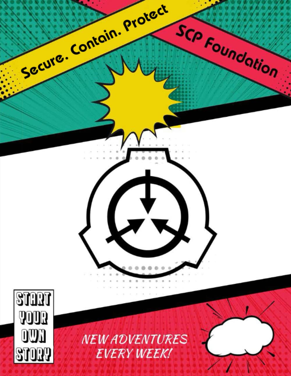 SCP Foundation Start Your Own Story With Our book: 100 Blank Comic Book ...
