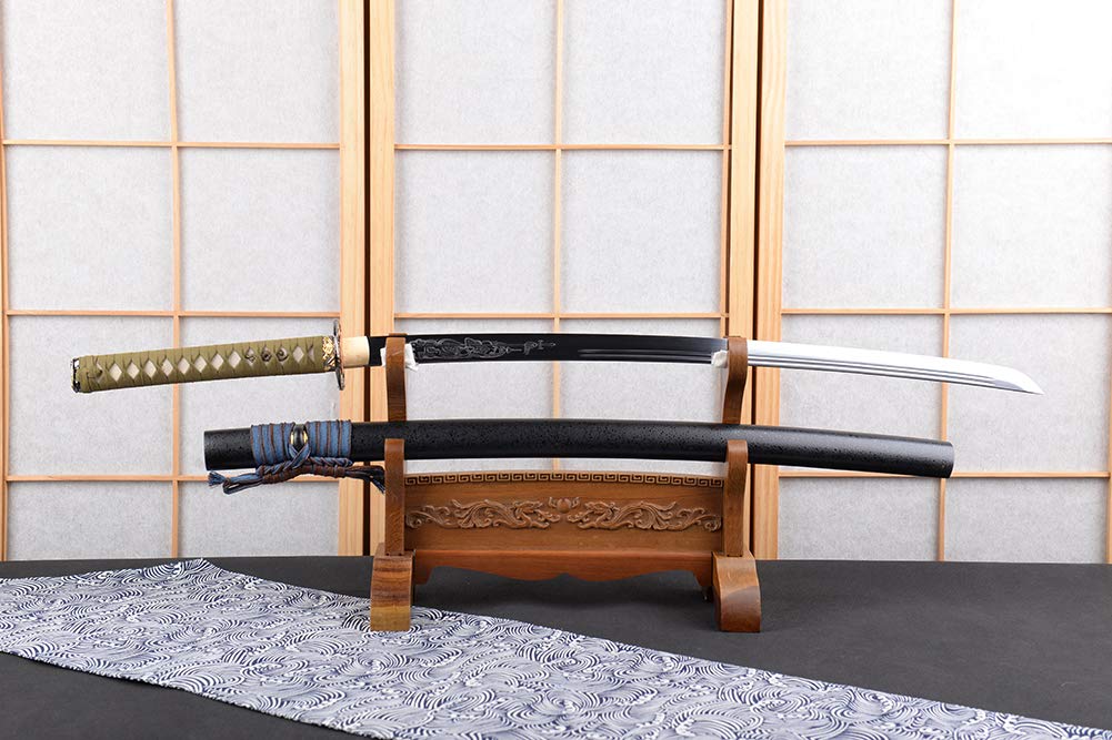 Buy SJ SHI JIAN Battle Ready Sharp Blade Double Bo-hi Engraved with A ...
