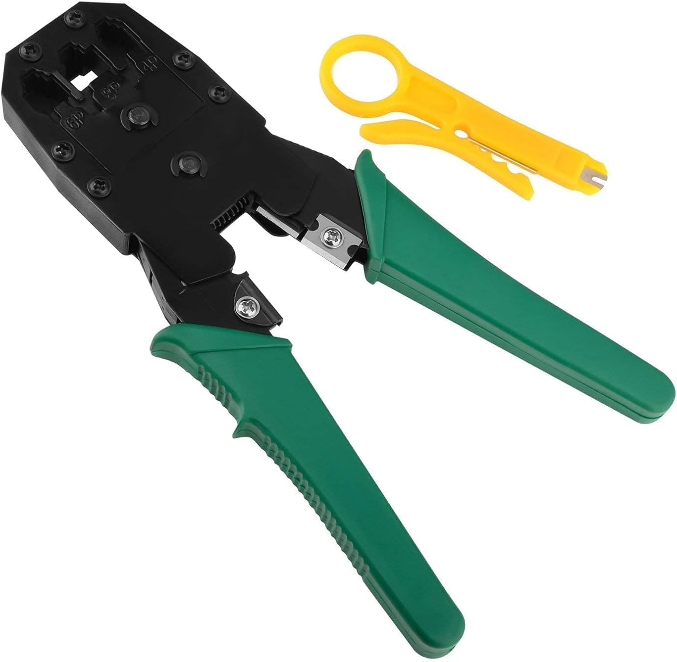 OXYURA 3 In 1 Modular Crimping Tool, RJ45, RJ11 Cat5E/Cat6 Lan Cutter ...