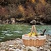 Amazon.com: G GOOD GAIN Wicker Picnic Basket with Double Folding ...