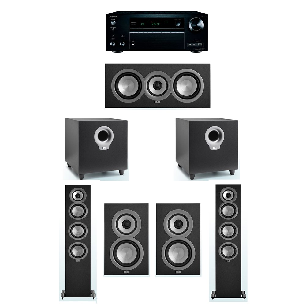 Buy ELAC Uni-Fi 5.2 System with 2 UF5 Floorstanding Speakers, 1 UC5 ...