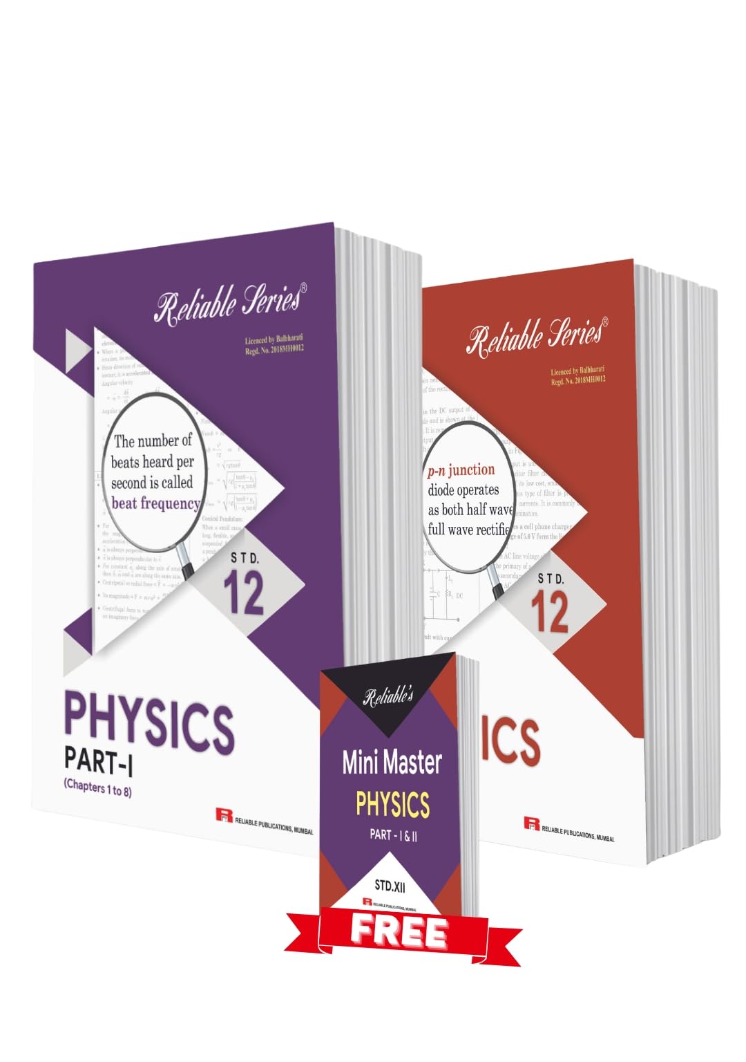 Buy Std 12 Physics Part 1 & 2 | FREE Mini Master Pocket Book | Science ...