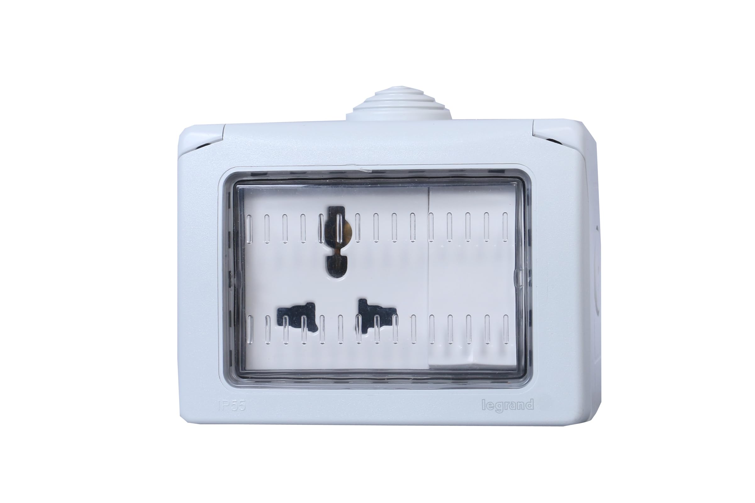 Legrand Plexo Box 3 Module Waterproof Enclosure with 6A Switch and ...