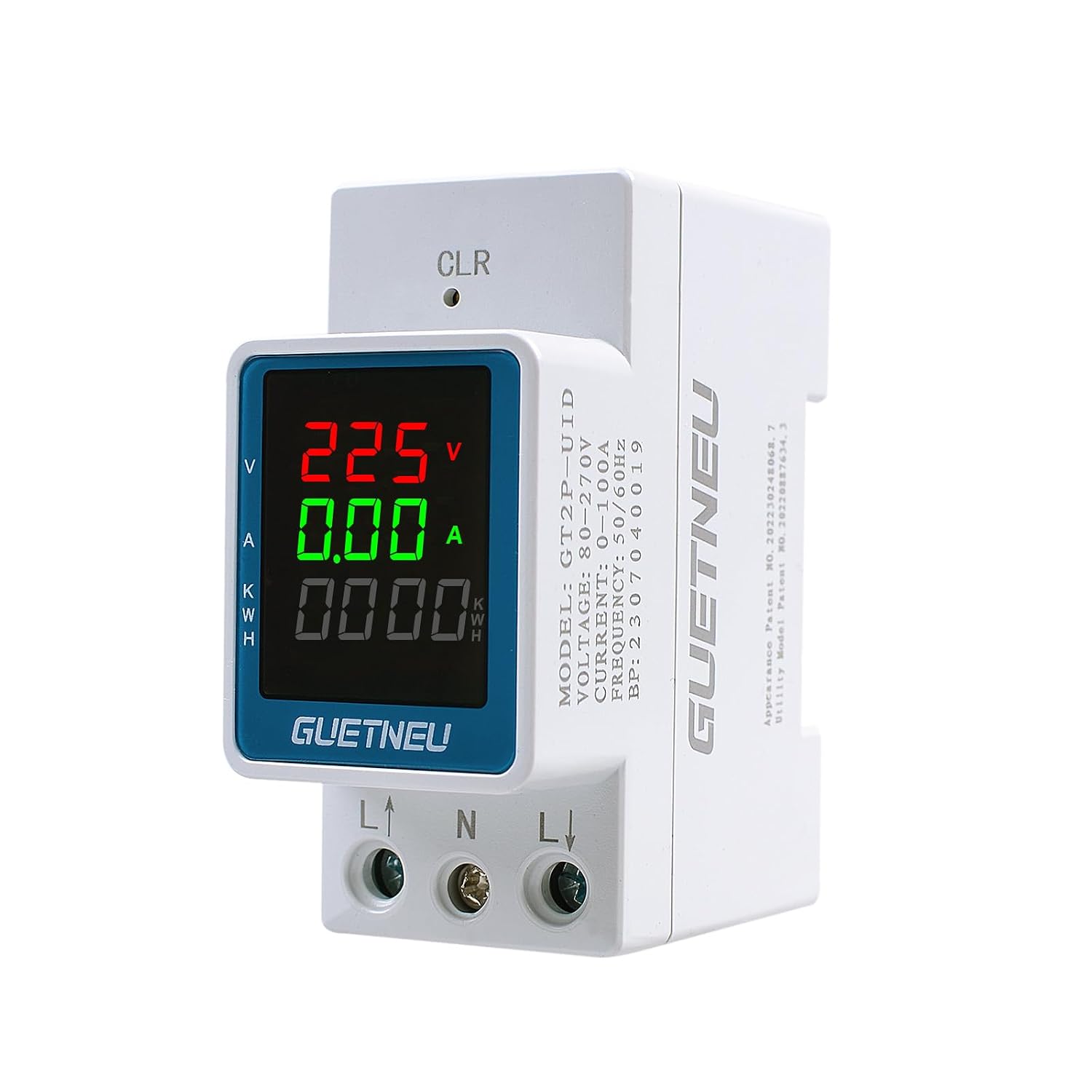GUETNEU Digital Display Energy Meter Energy Tester Electricity Usage ...