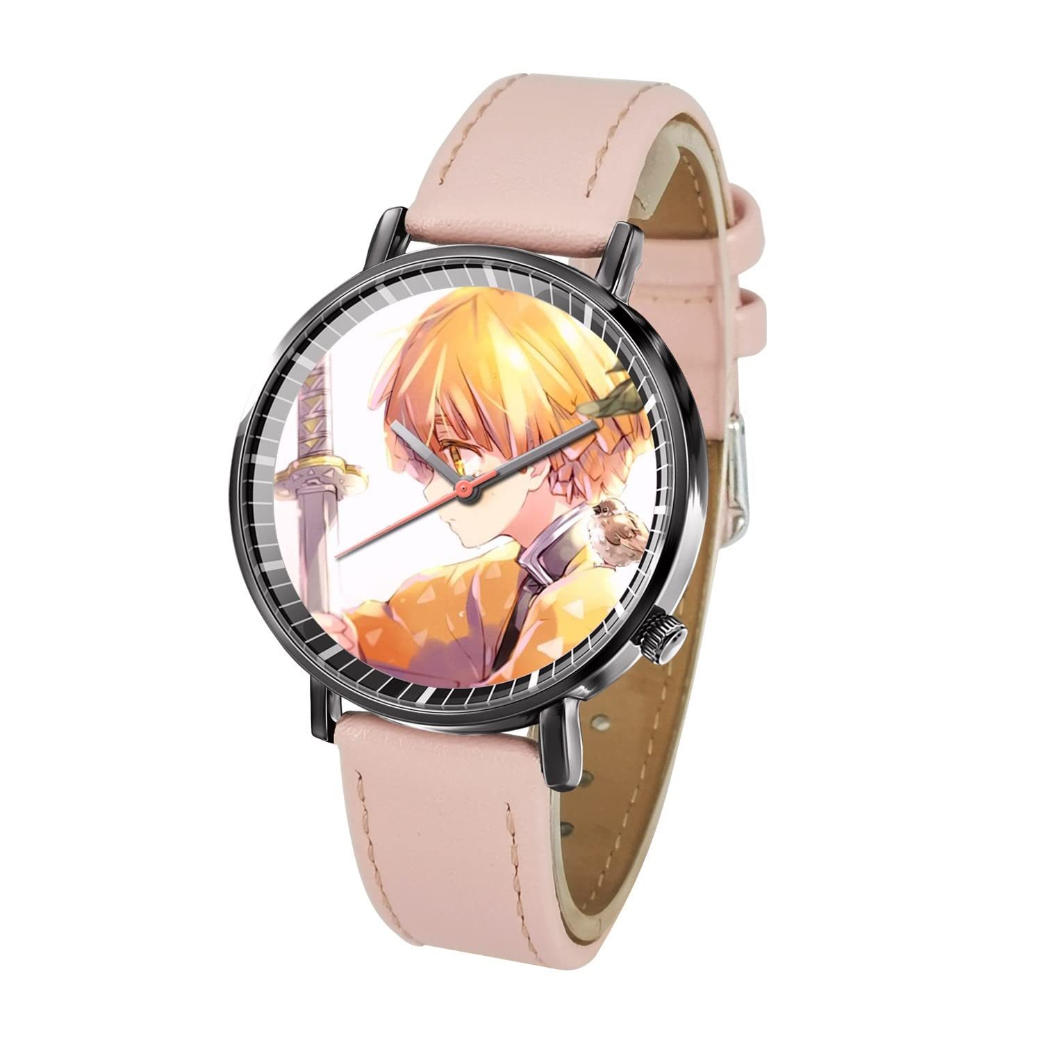 Buy Woowin Demon Slayer: Agatsuma Zenitsu Anime Watch, Pink Strap ...