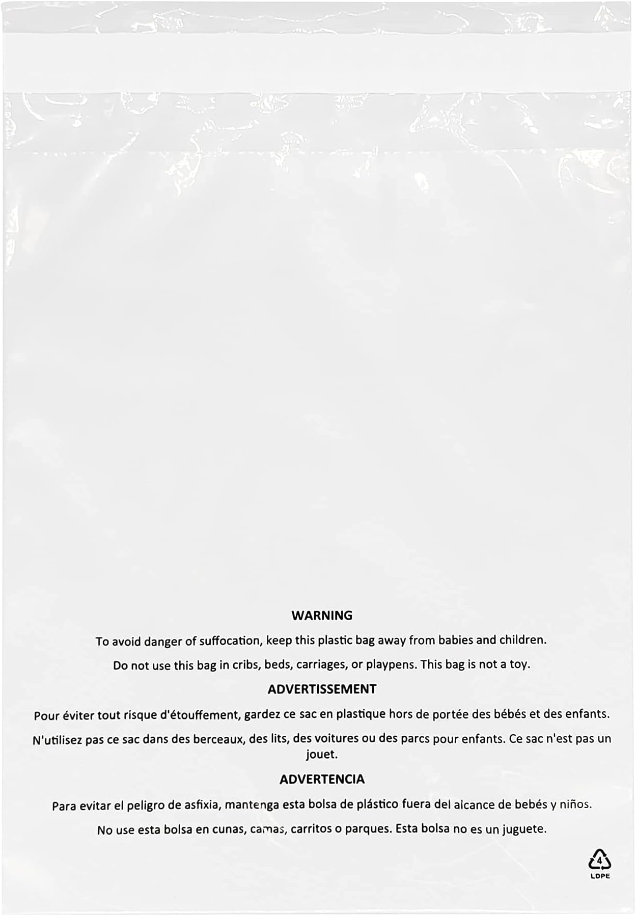 Amazon.com: Spartan Industrial - 6” X 9” (200 Count) Self Seal Clear ...