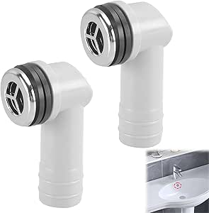 2-Pack Overflow Head Sink Overflow Head Overflow Round Interface Round Sink Overflow Adapters ...