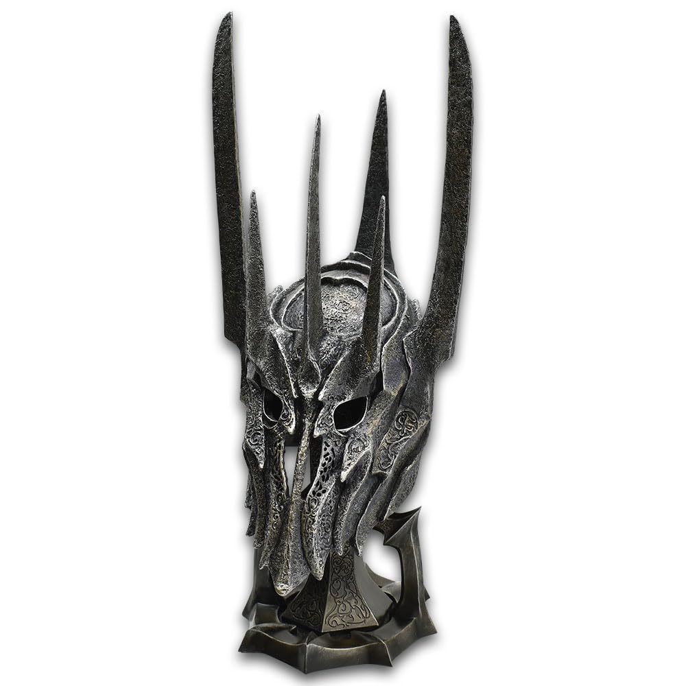 Amazon.com: UNITED CUTLERY LOTR Helm of Sauron | Half Scale Lord of the ...