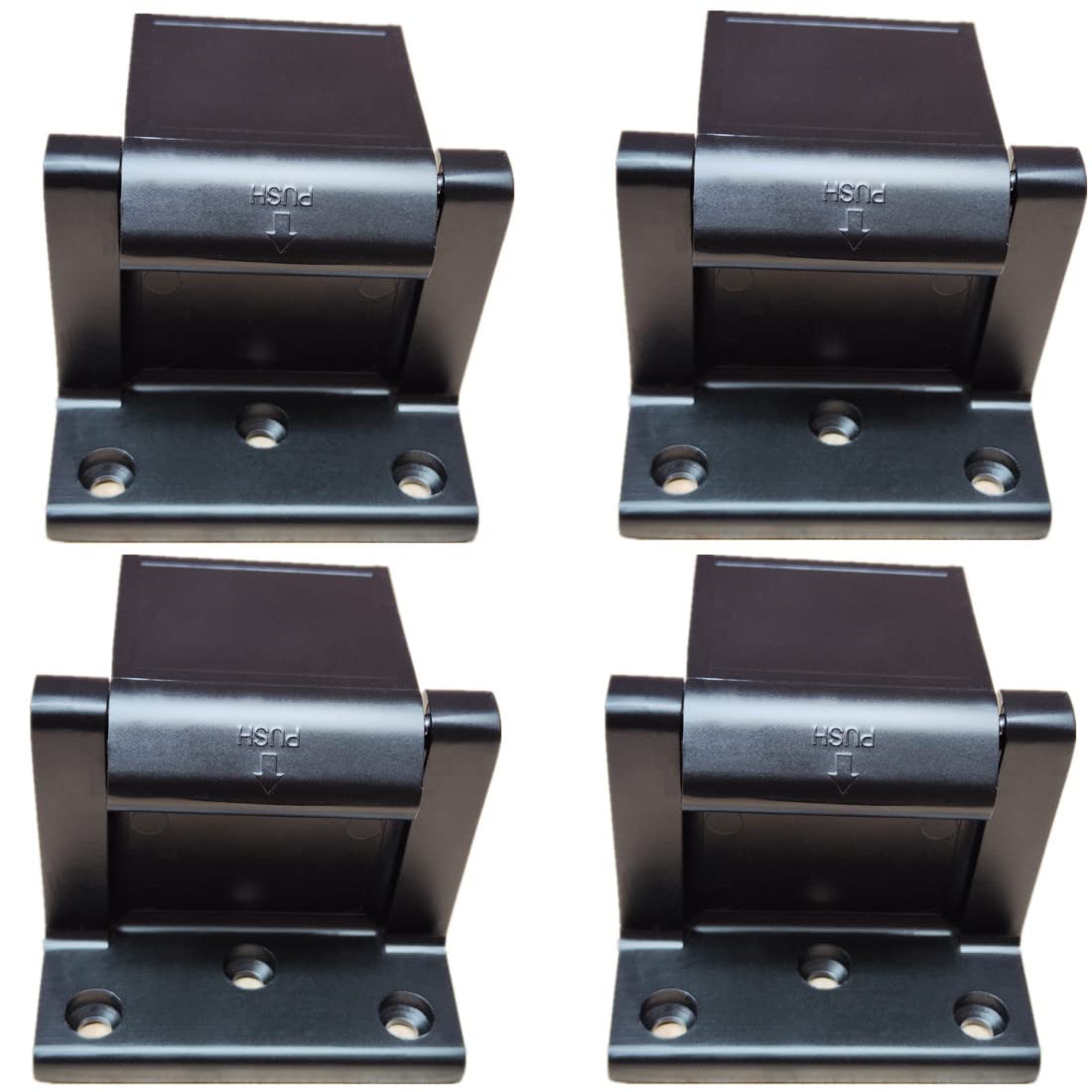 Szliyands Black Door Lock Reinforcer Privacy Door Latch for，Hotel ...