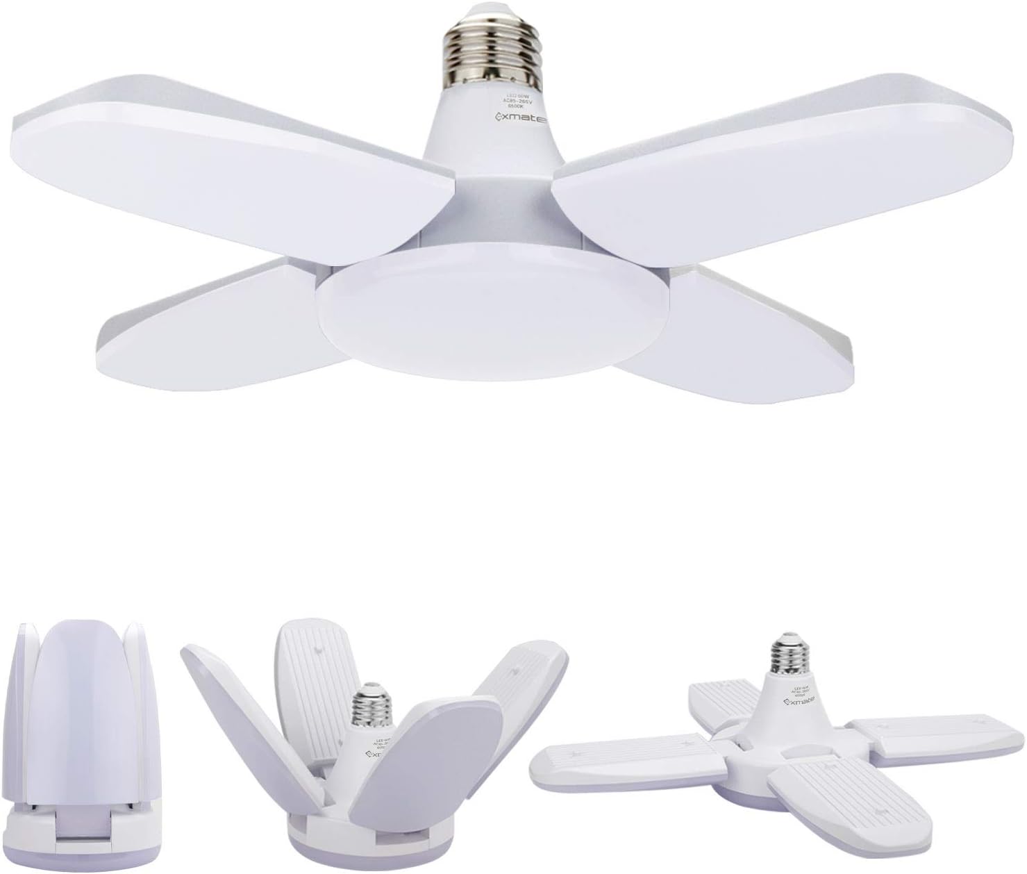 YIQIBRO Éclairage LED Garage 200W, E27/E26 Eclairage Atelier Déformable ...