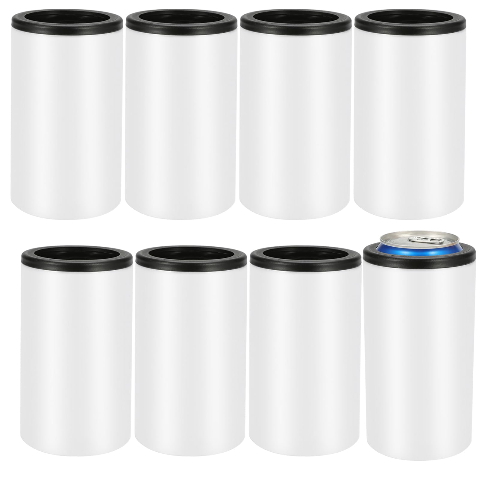 Amazon.com: 8 Pack Sublimation Can Cooler Blank Sublimation Can Holder ...