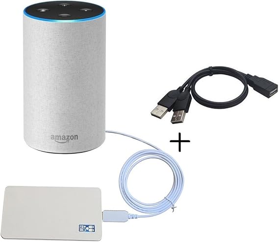 MERES 3ft 1M 5V USB to DC15v power cable for Amazon echo / Echo Plus 1st Gen / Echo show 1st Gen ...