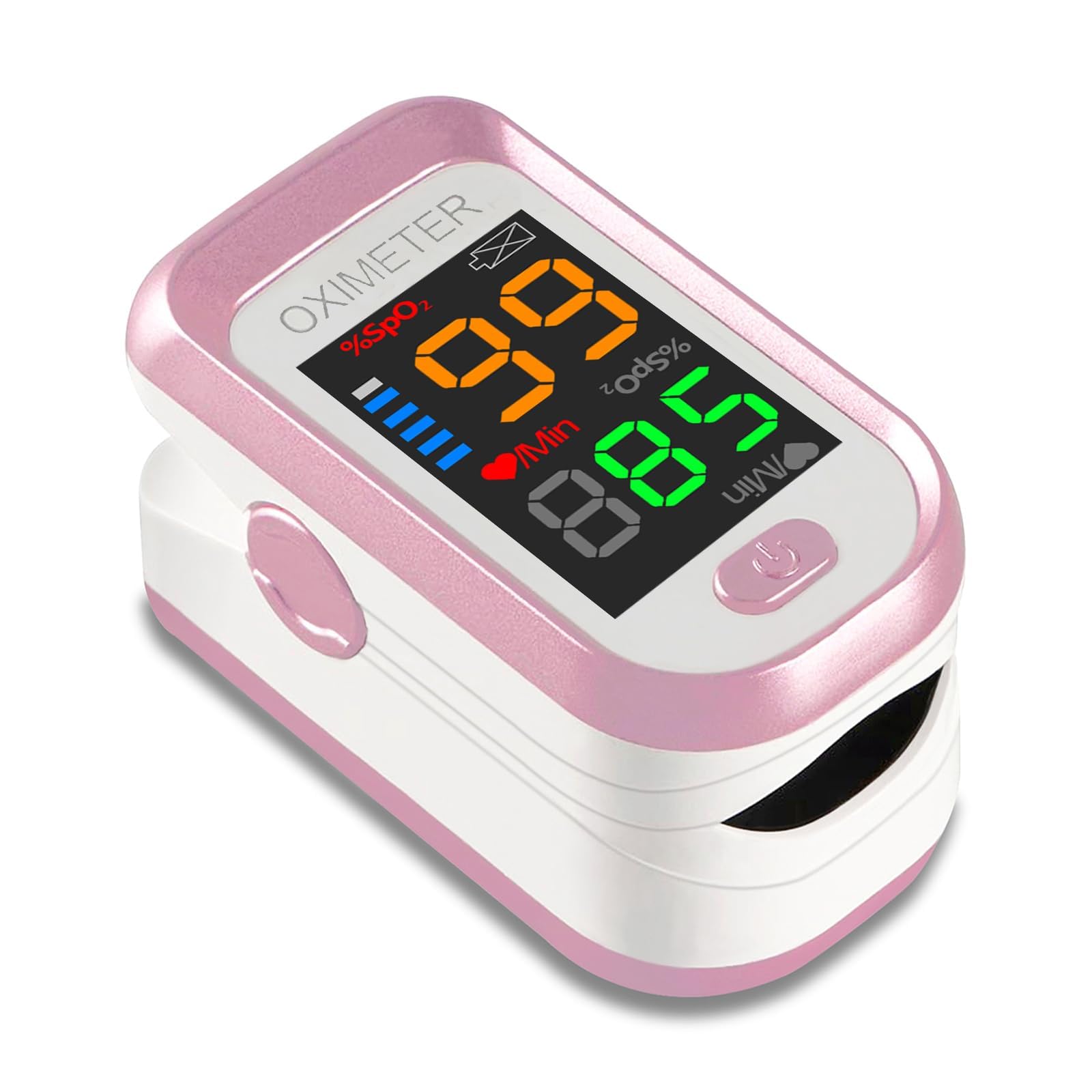 Amazon.com: CRFISH Pulse Oximeter Fingertip Blood Oxygen Saturation ...