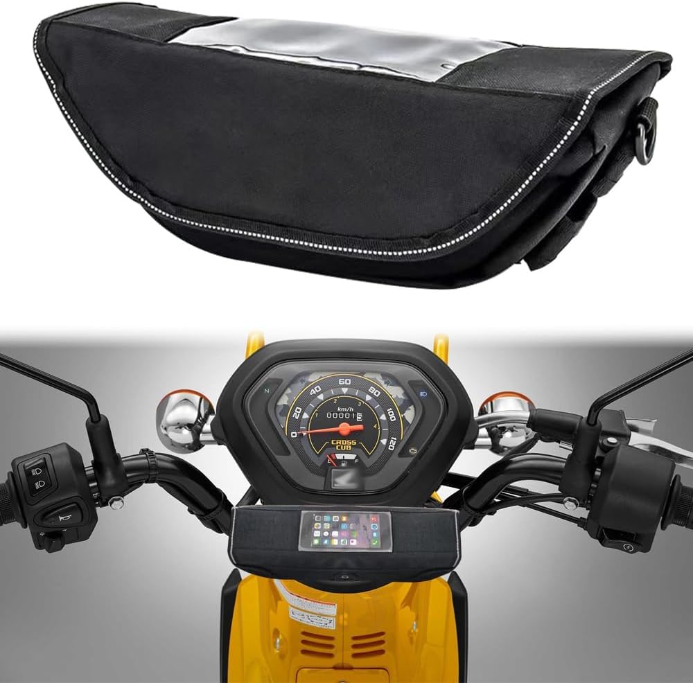 Amazon | FOR クロスカブ 110 CC110 クロスカブ CC50 オートバイハンドルバーオーガナイザー防水防塵 Cross Cub 110 CC110 CC50 クロスカブ ...