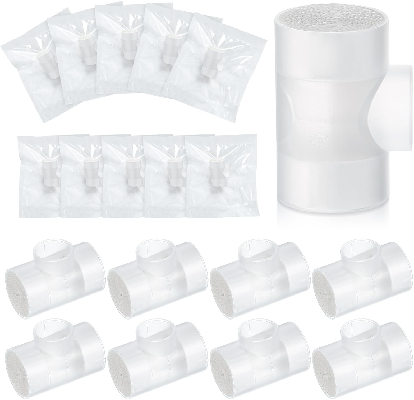 Amazon.com: 5pk Adult Oxygen Tracheostomy Collar Mask w/Swivel ...