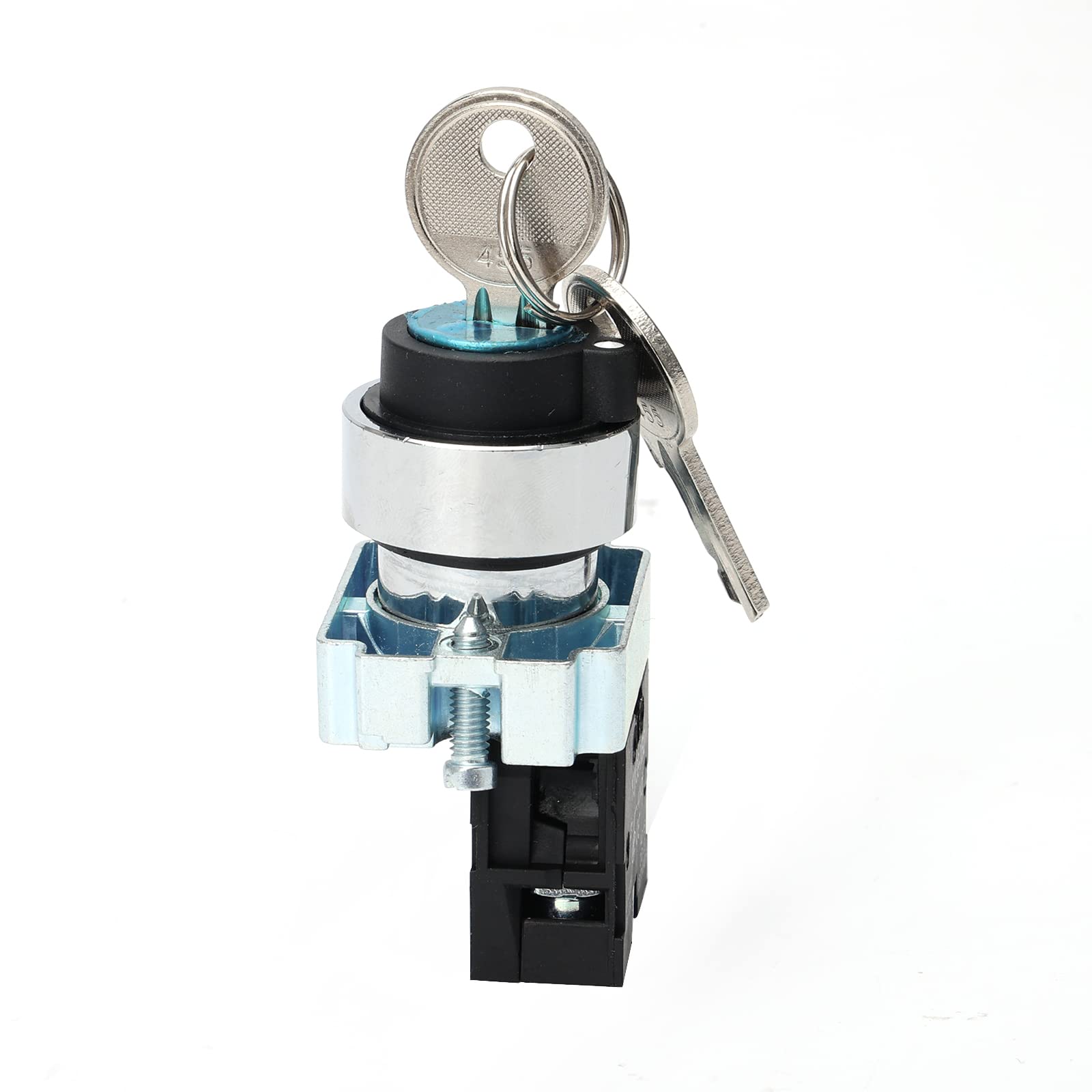 Snapklik.com : STARELO 22mm Key Switch 2 Position Maintained 1NO Latching Rotary Key Switch 10A ...
