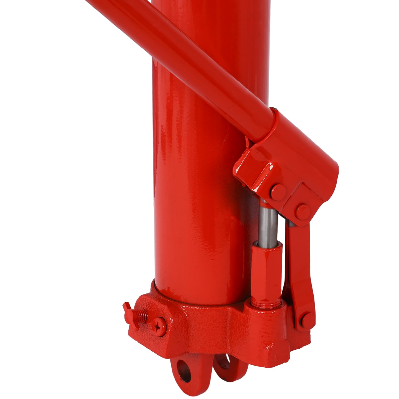Hydraulic Long Ram Jack with Single Piston Pump Clevis Base 8 Tons ...