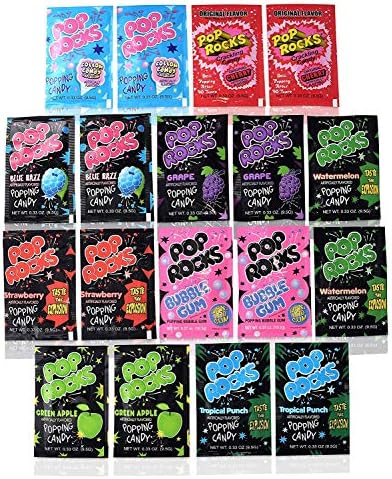 Amazon.com : Pop Rocks Candy - 9 Flavors Pop Rocks Bulk Variety Pack by ...