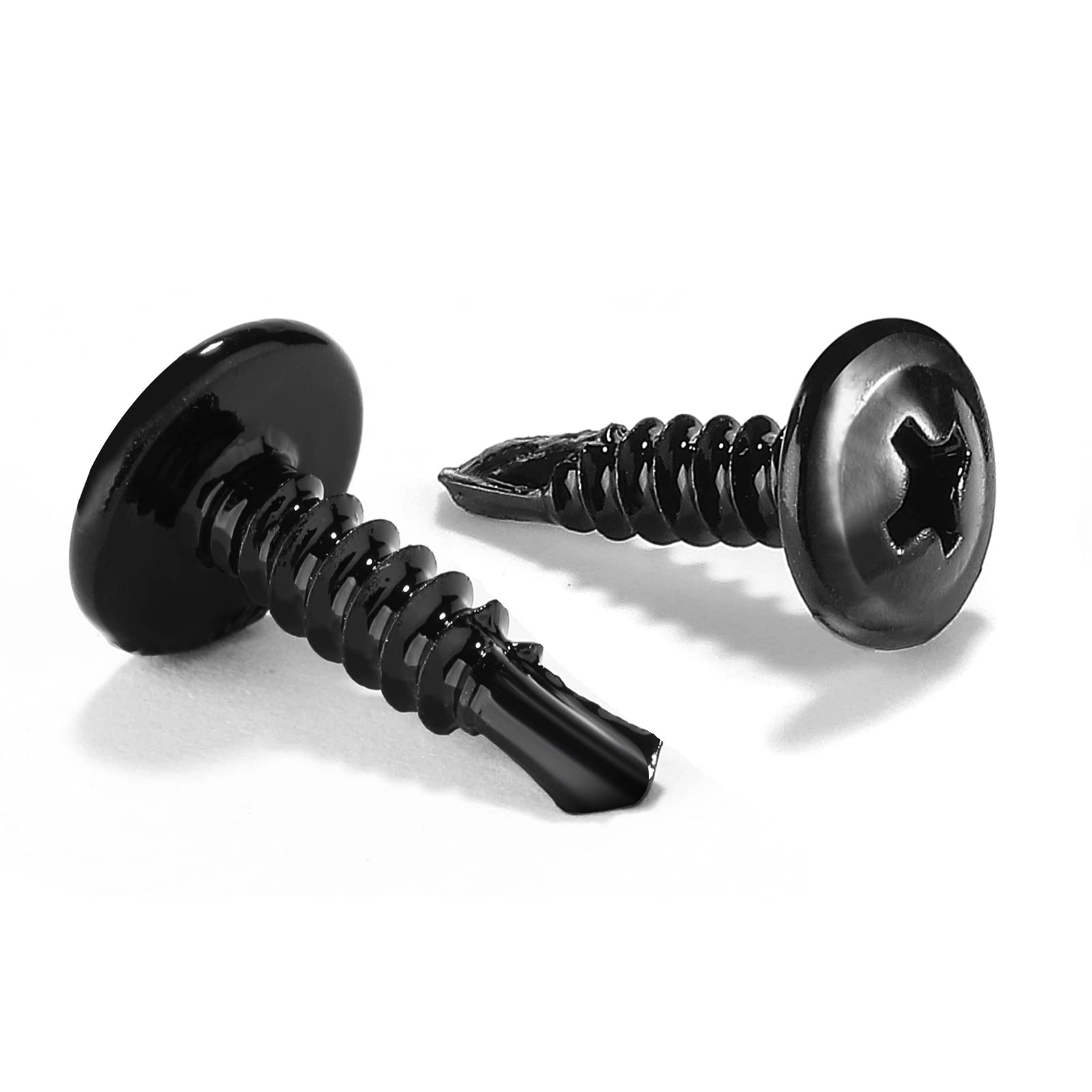 Snapklik.com : #8 X 5/8" Sheet Metal Screws 500PCS 410 Stainless Steel ...