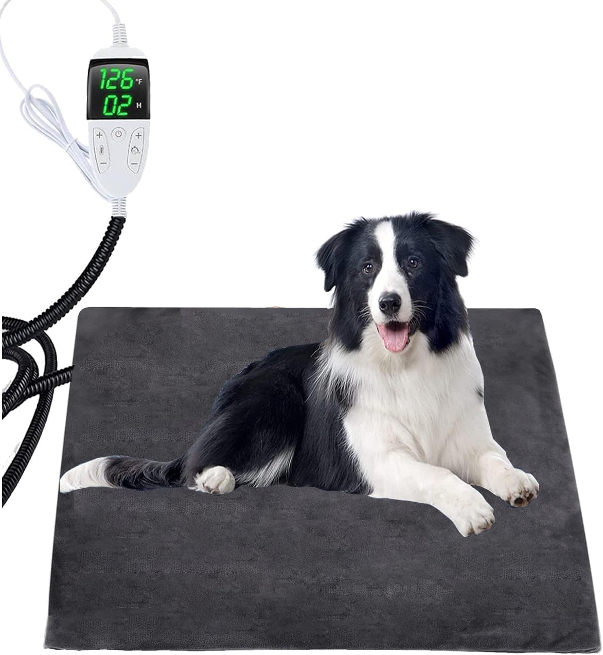 Emwel Pet Heating Pad 45 * 45cm Adjustable Timer & Adjustable ...