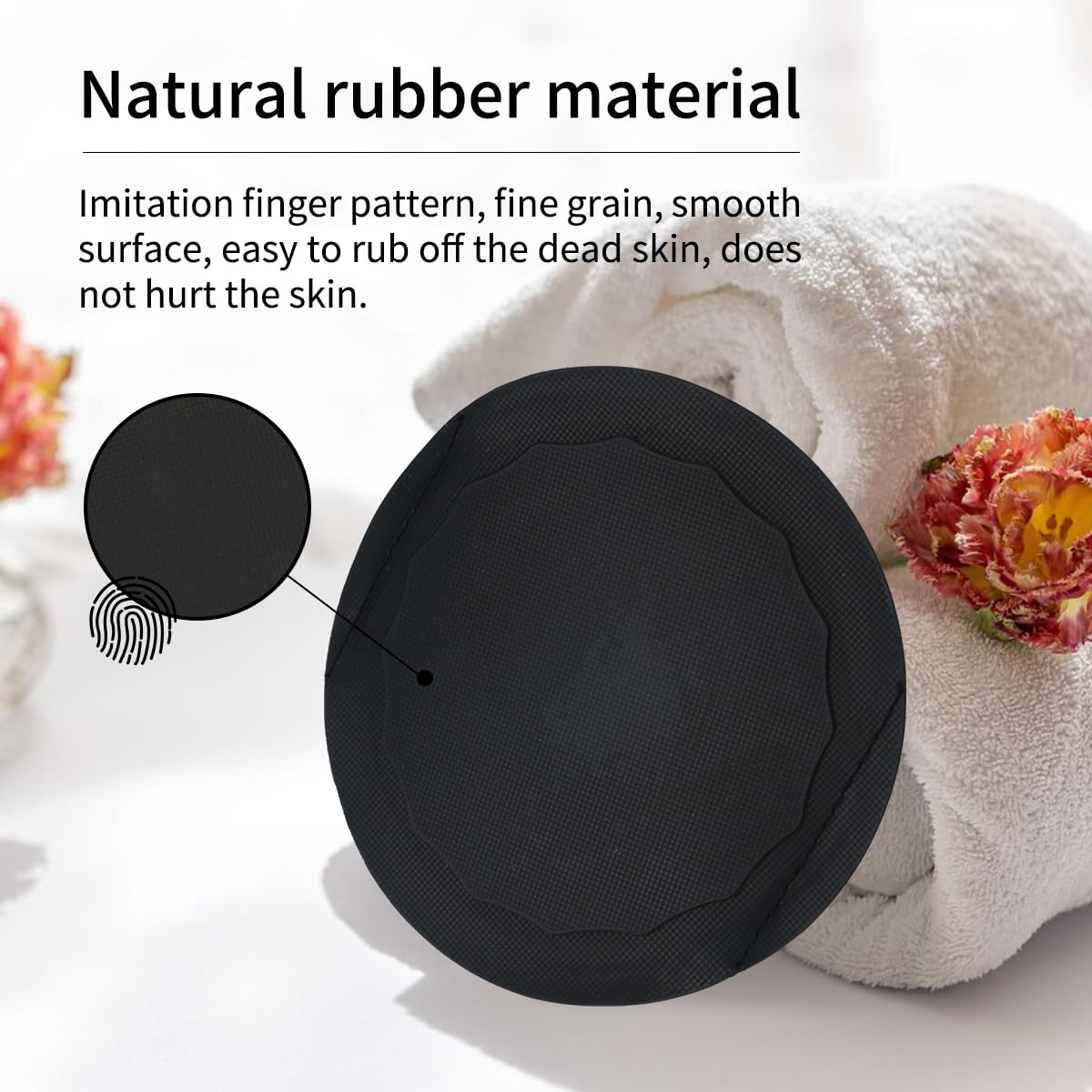 Snapklik.com : 2 Pack Exfoliating Natural Rubber Body Scrubbers - Skin ...